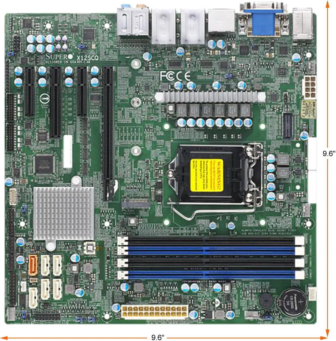 SUPERMICRO MBD-X12SCQ-O Micro ATX Server Motherboard - Newegg.com