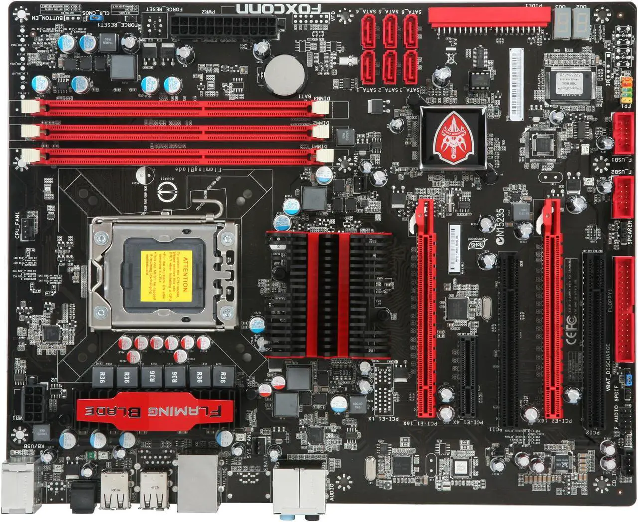 Foxconn FlamingBlade GTI LGA 1366 ATX Intel Motherboard - Newegg.com