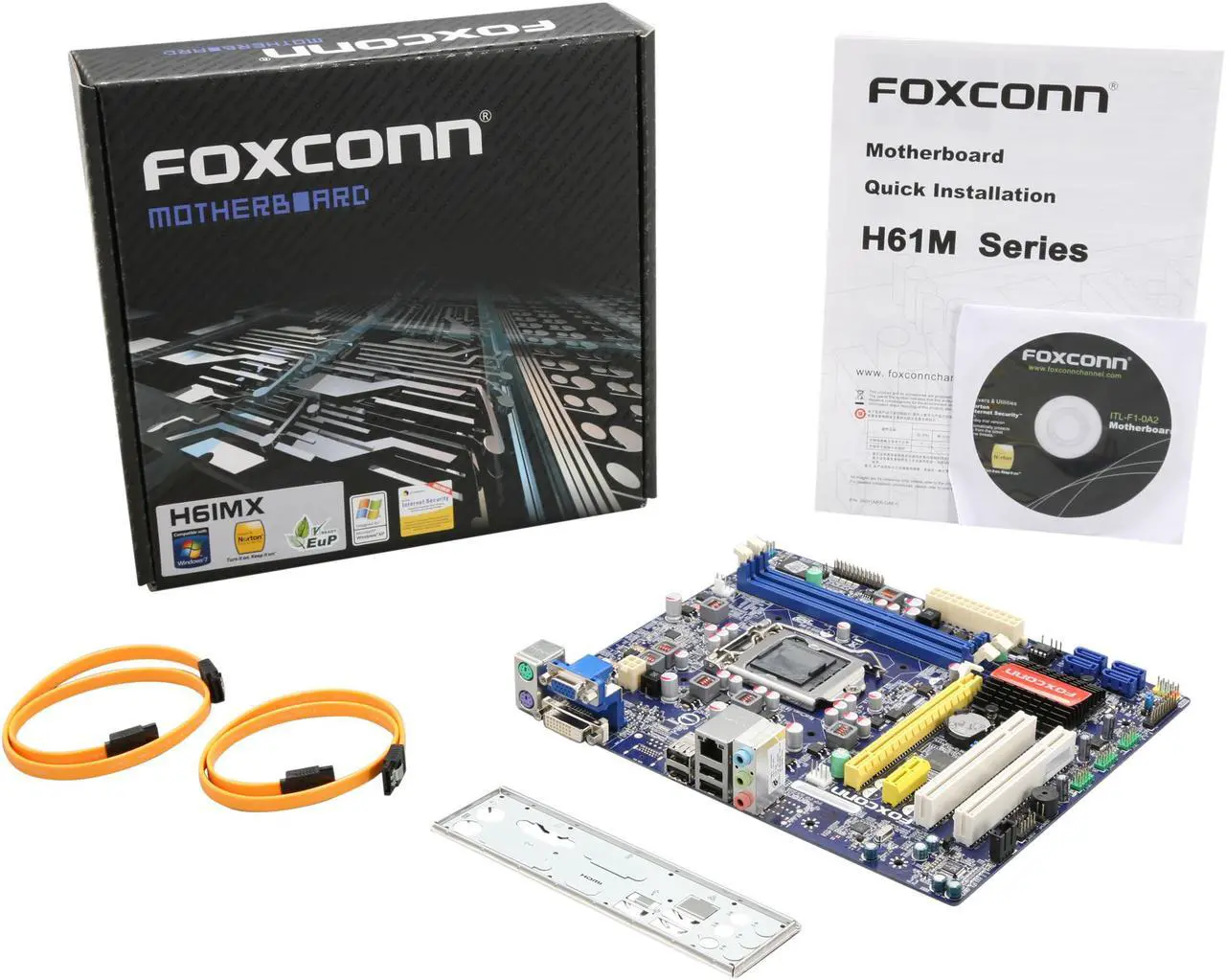 Foxconn H61MX LGA 1155 Micro ATX Intel Motherboard - Newegg.com