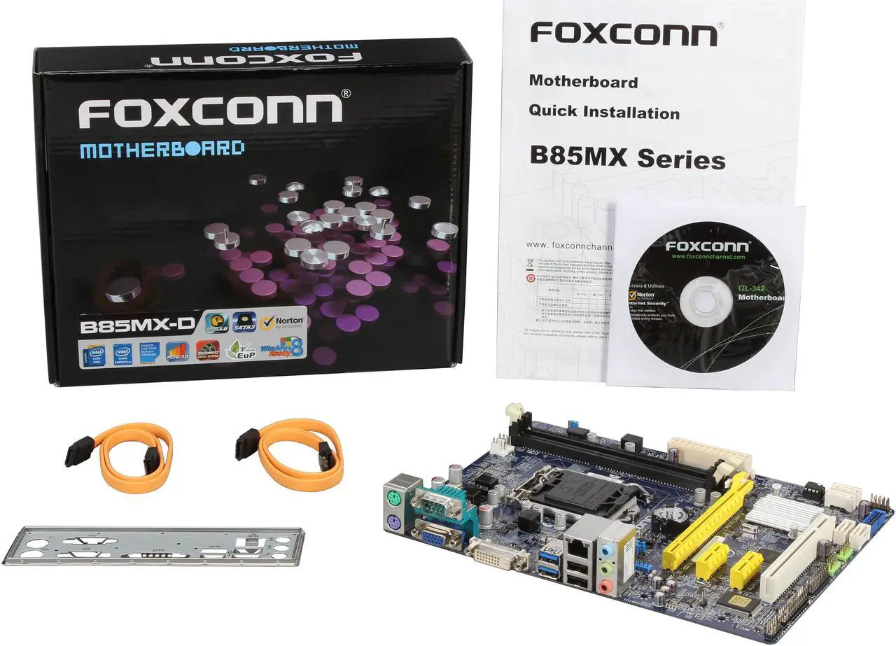 Foxconn B85MX-D LGA 1150 Micro ATX Intel Motherboard - Newegg.com