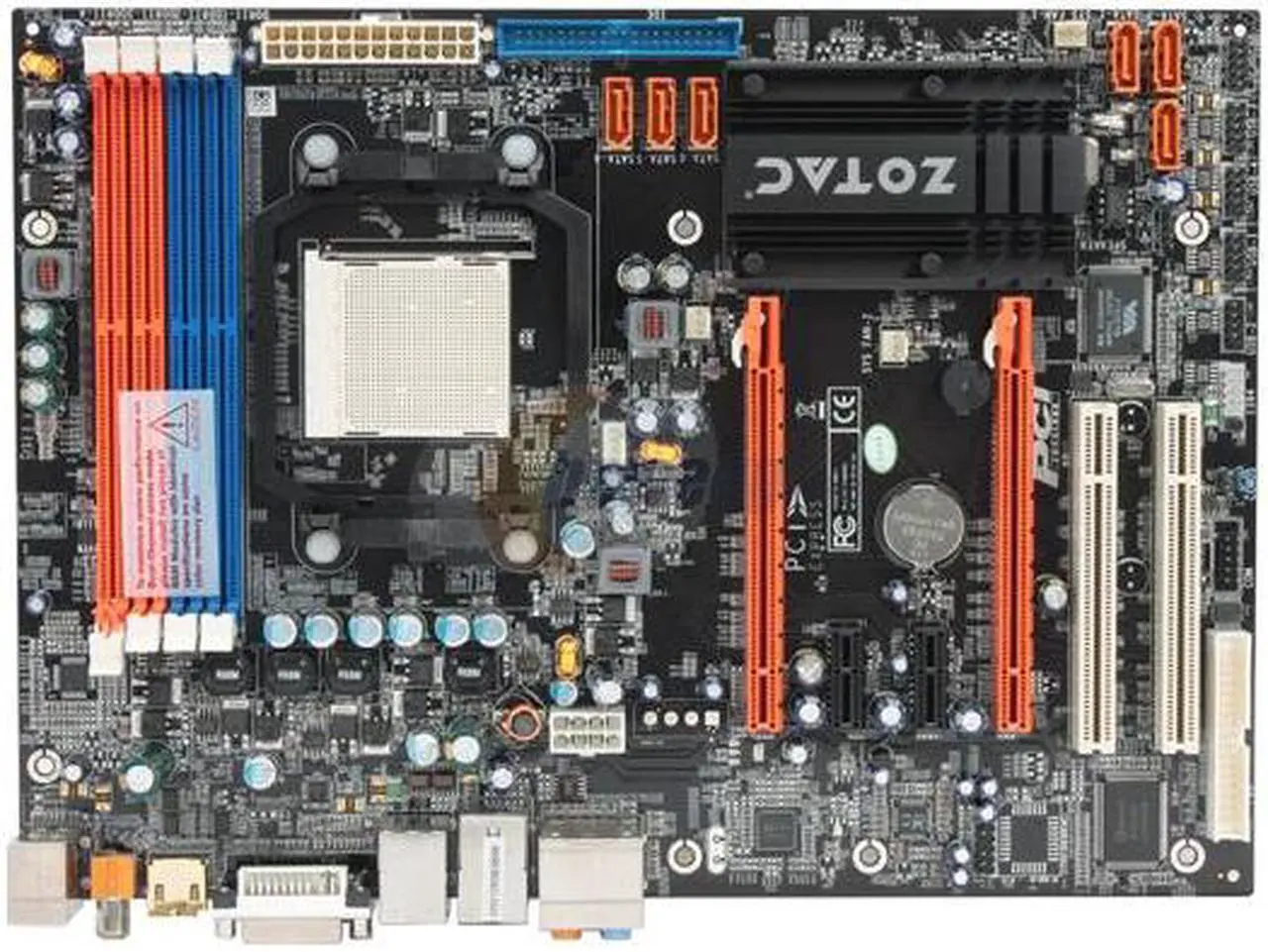 ZOTAC NF750A-A-E AM2+/AM2 ATX AMD Motherboard - Newegg.com