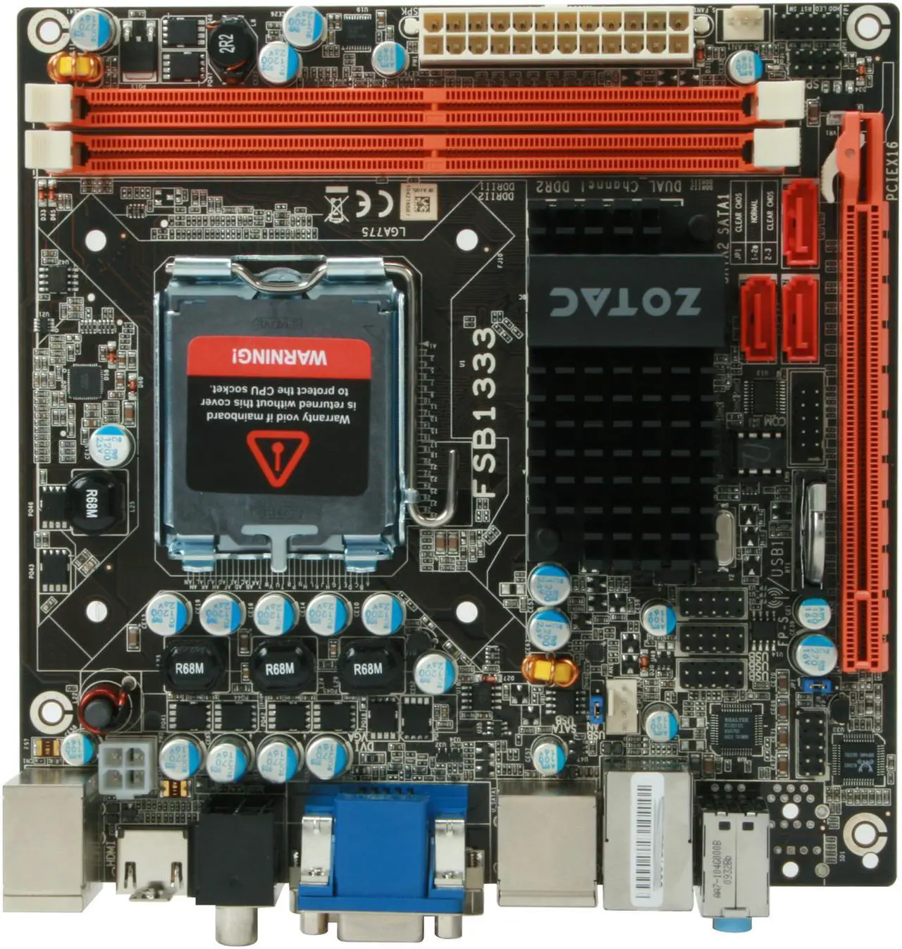 ZOTAC GF9300-I-E LGA 775 Mini ITX Intel Motherboard - Newegg.com