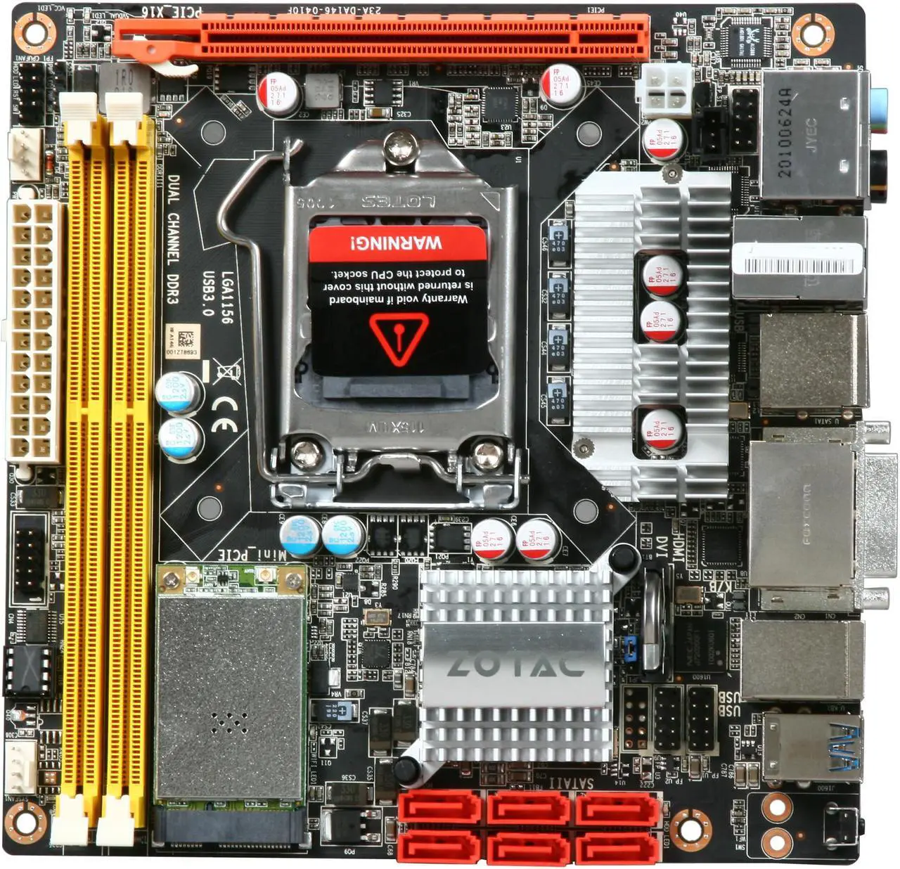 ZOTAC H55ITX-C-E LGA 1156 Mini ITX Intel Motherboard - Newegg.com