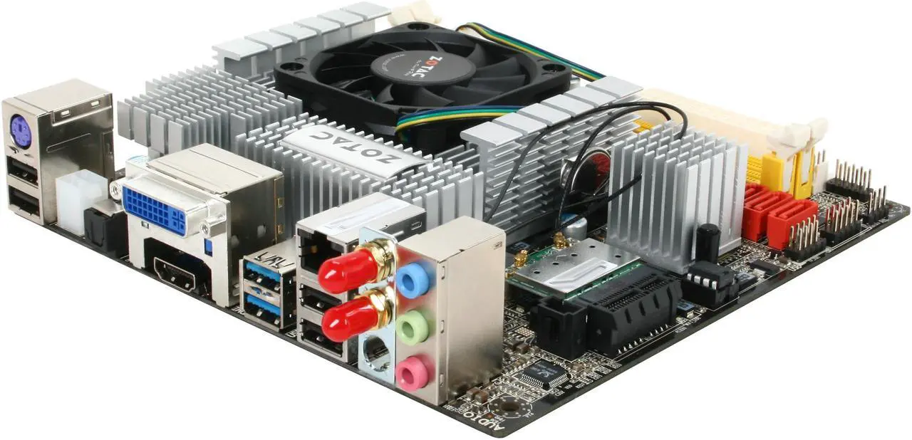 ZOTAC M880GITX-A-E AMD Turion II Neo K625 (1.5GHz, Dual-Core) Mini ITX ...