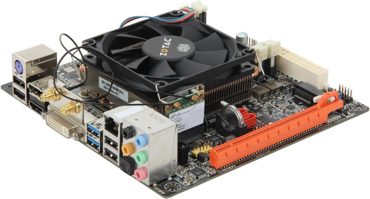 ZOTAC D2550ITXS-A-E(D2550-ITX WiFi Supreme) Intel Atom D2550 Mini ITX Motherboard / CPU Combo ...