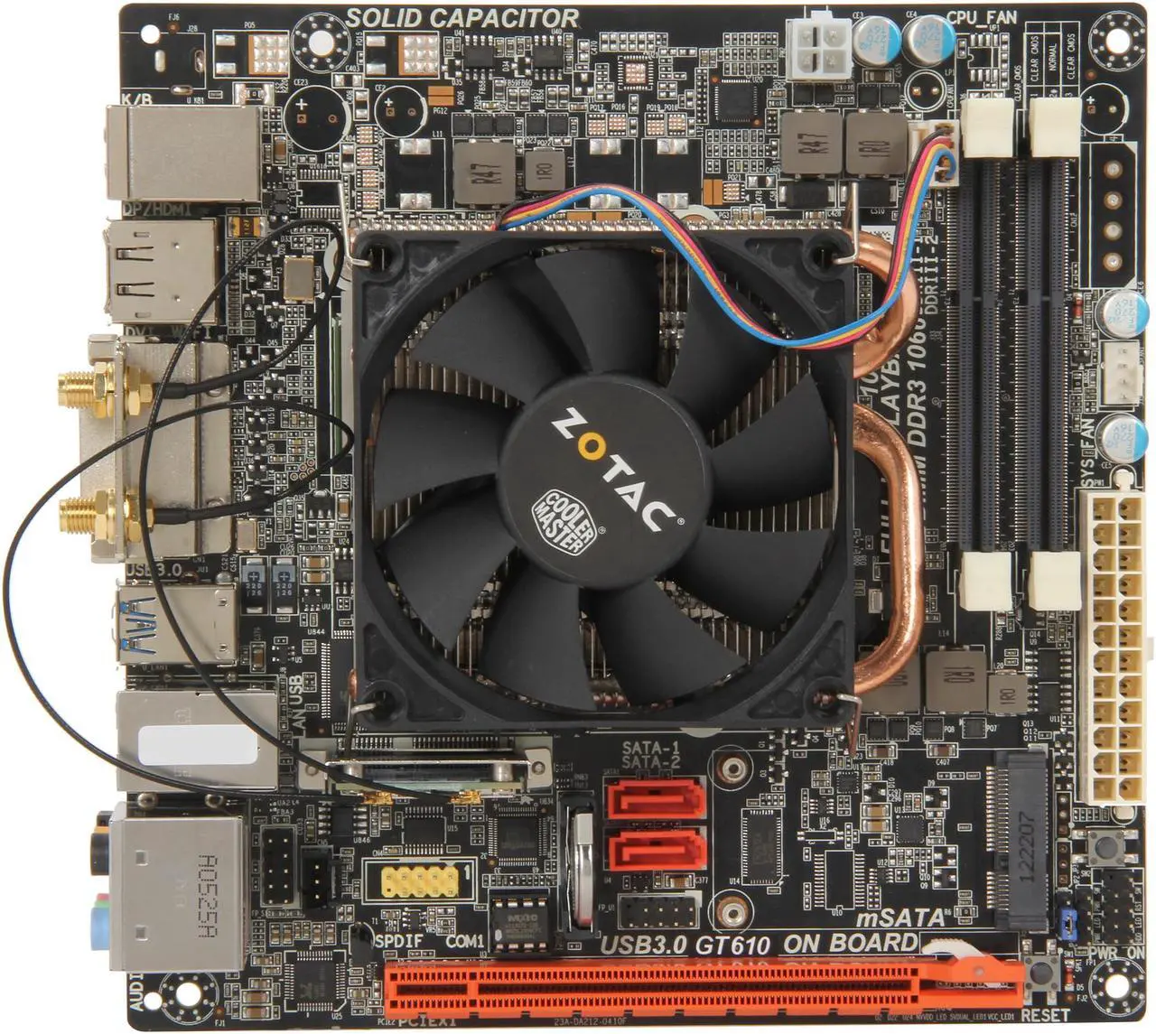 ZOTAC D2550ITXS-A-E(D2550-ITX WiFi Supreme) Intel Atom D2550 Mini ITX ...