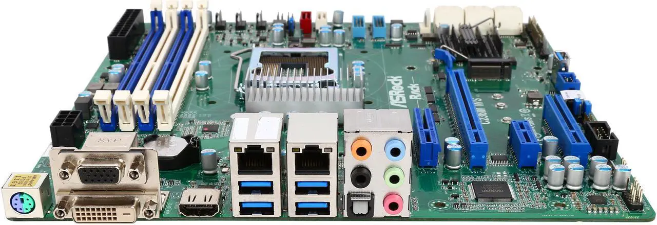 ASRock Rack C236M WS Micro ATX Server Motherboard LGA1151 Intel C236 ...