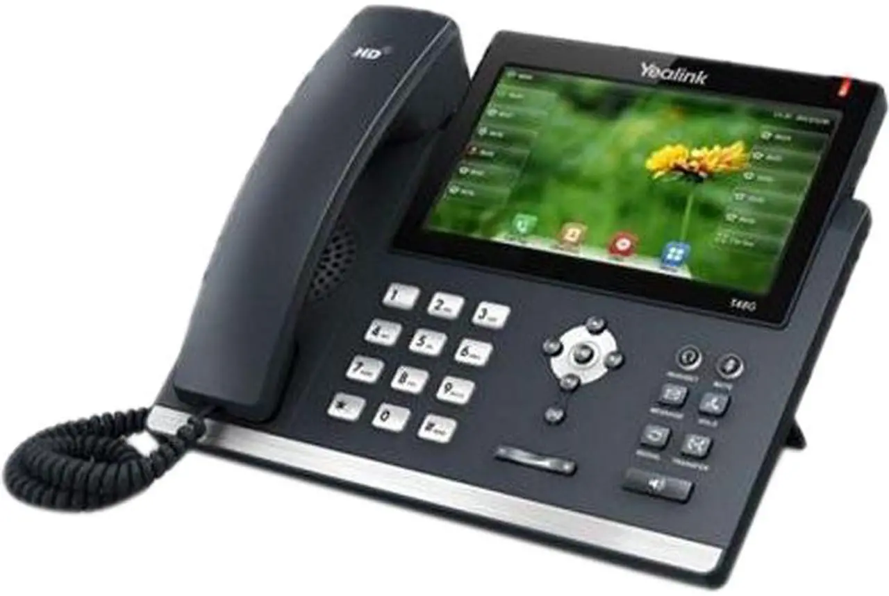 YEALINK YEA-SIP-T48G Yealink Ultra-Elegant Touchscreen Gigabit IP Phone - Newegg.com