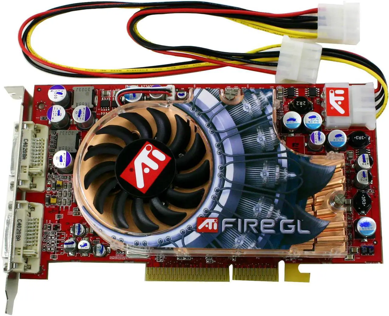 AMD FireGL 9800 FireGL X2-256T 256MB 256-bit GDDR2 AGP Pro 4X/8X ...