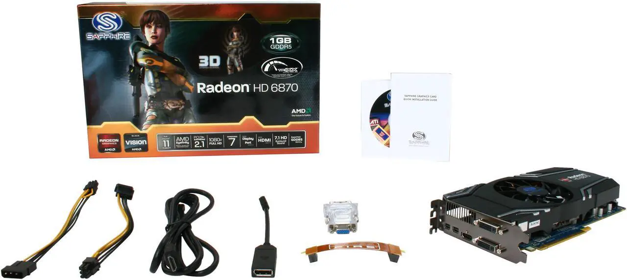 SAPPHIRE Radeon HD 6870 Graphics Card 100314-2SR - Newegg.com