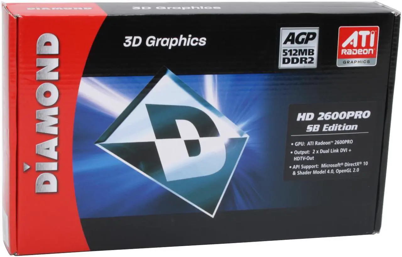 DIAMOND Viper Radeon HD 2600PRO Graphics Card 2600PRO512ASB - Newegg.com