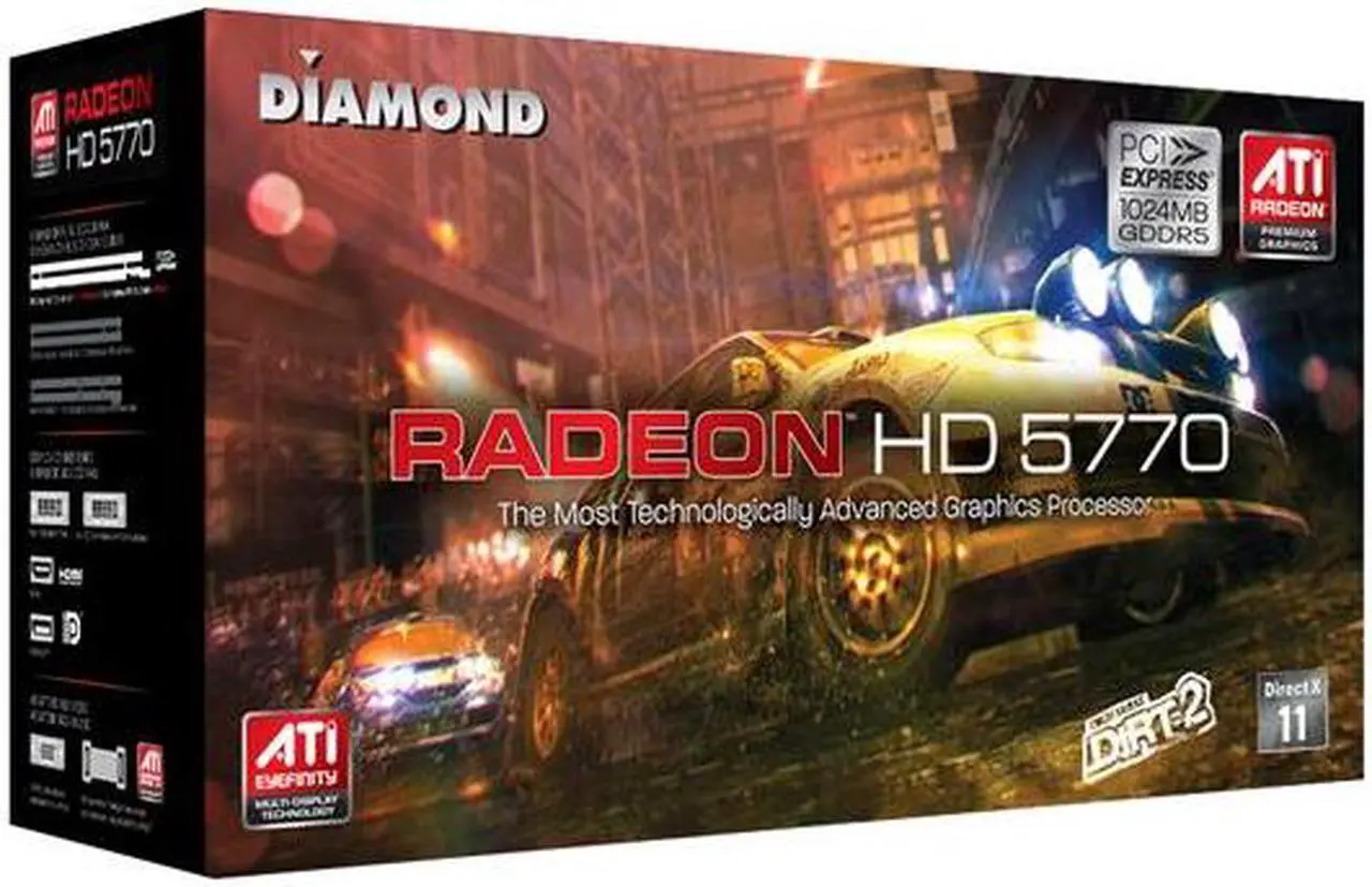 DIAMOND Radeon HD 5770 Graphics Card 5770PE51GSB - Newegg.com