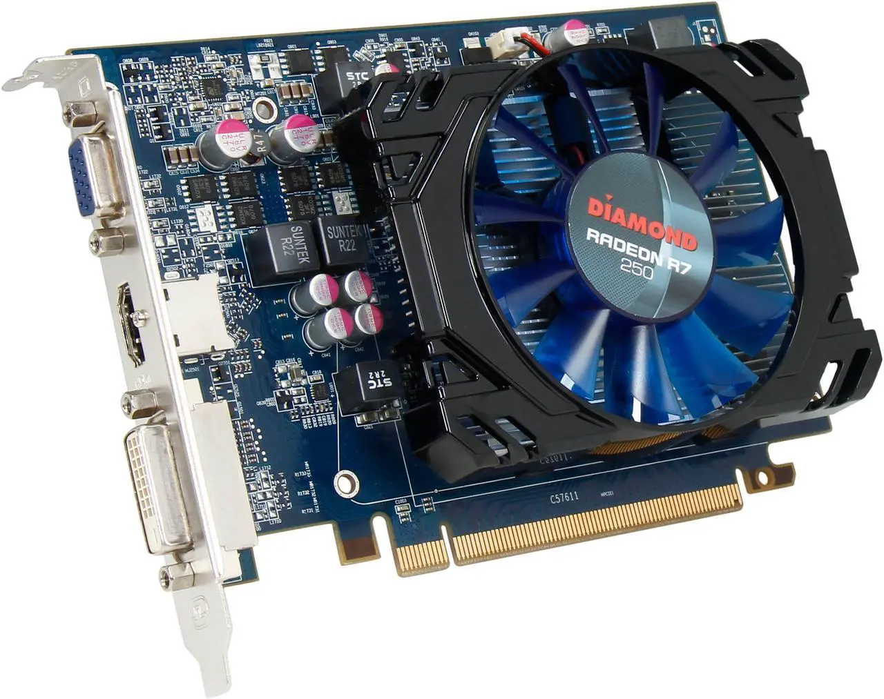 DIAMOND Radeon R7 250 Graphics Card R7250D51GXOC - Newegg.com