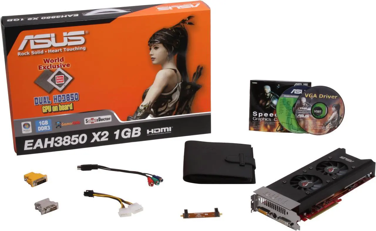 ASUS Dual Radeon HD 3850 Video Card EAH3850X2/HTDI/1G - Newegg.com