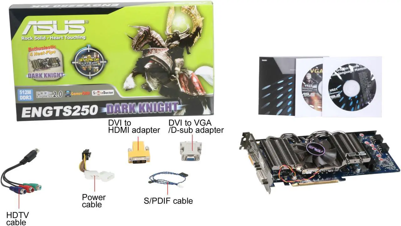ASUS GeForce GTS 250 Video Card ENGTS250 DK/HTDI/512MD3 - Newegg.com