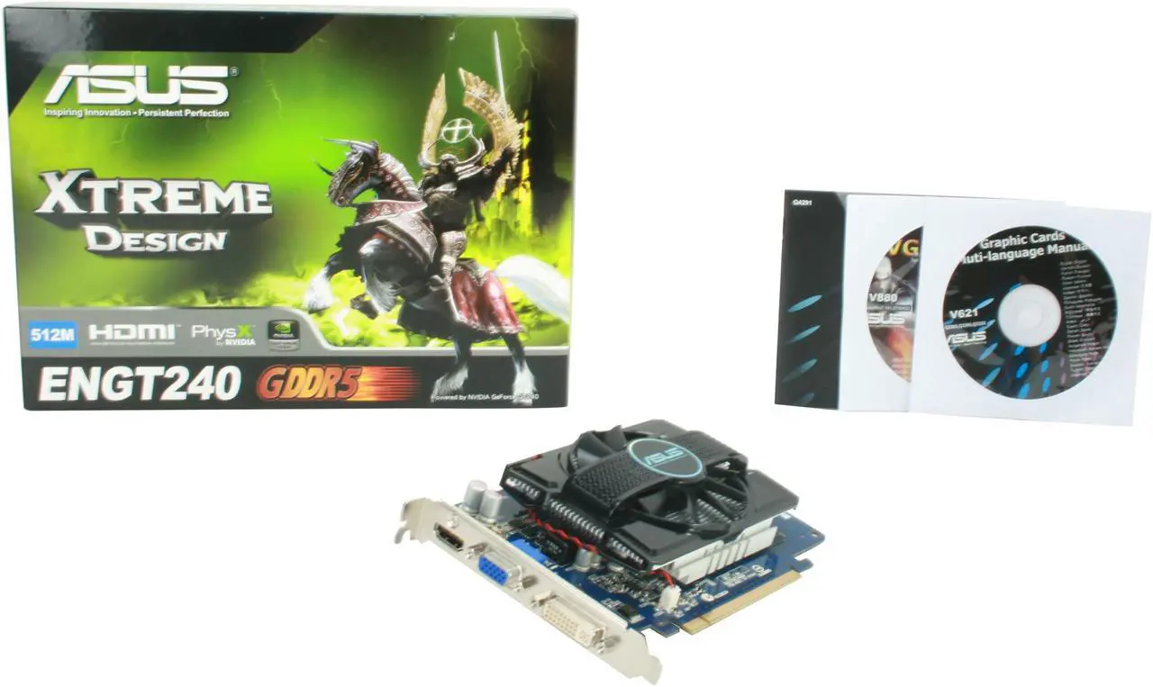ASUS GeForce GT 240 Graphics Card ENGT240/DI/512MD5/A - Newegg.com