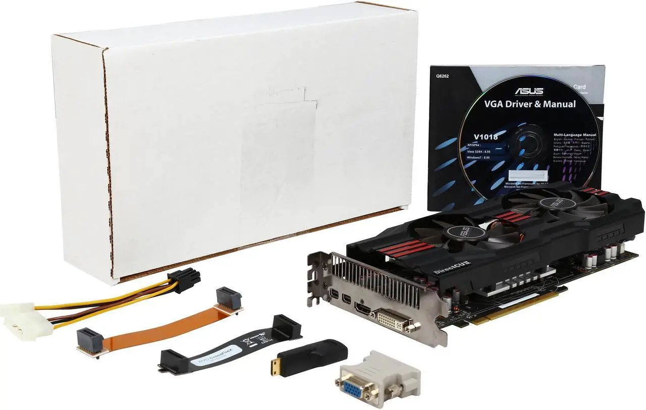 Refurbished: ASUS Radeon HD 7870 GHz Edition Graphics Card HD7870-DC2 ...