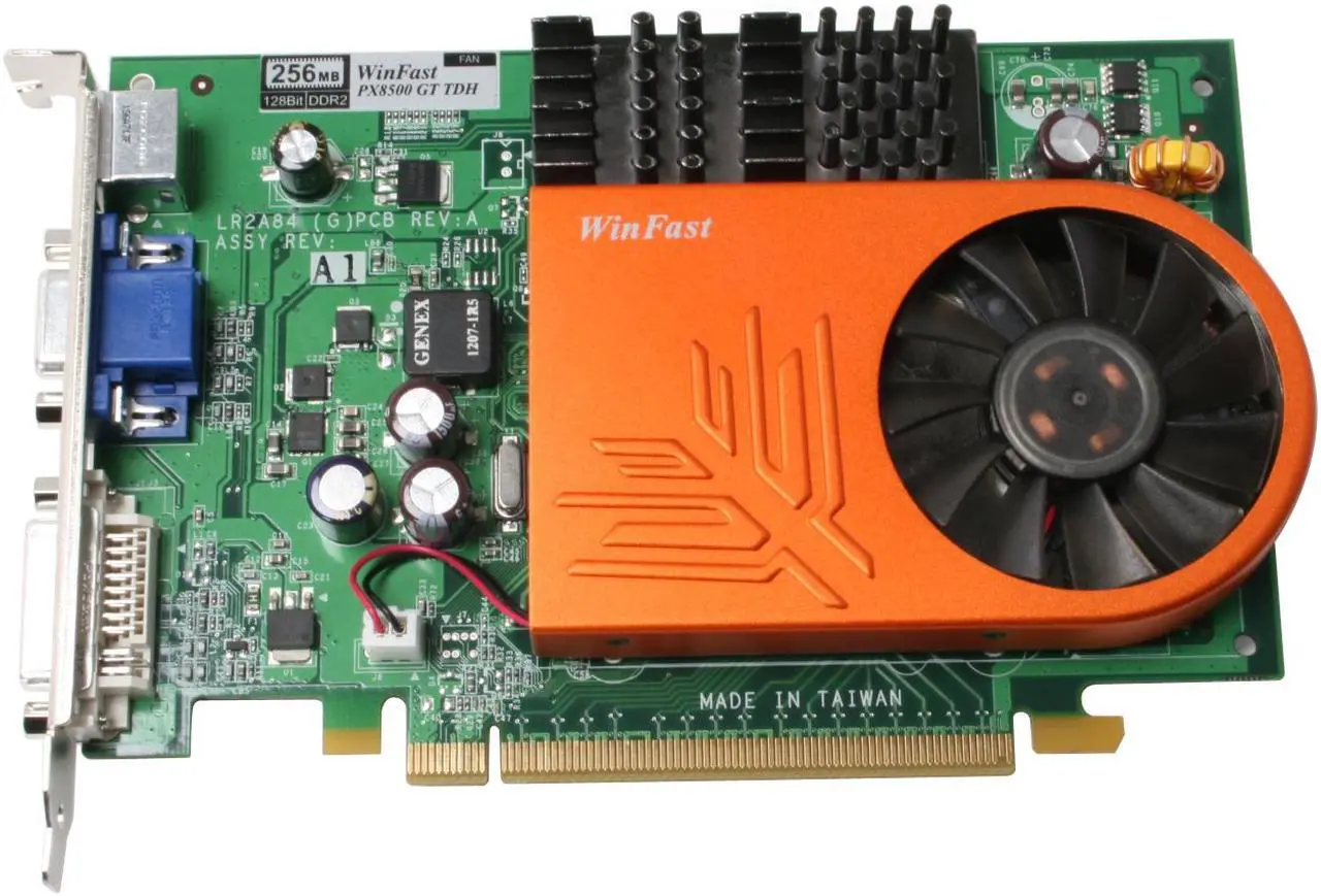 Leadtek GeForce 8500 GT Graphics Card PX8500GT 256MB - Newegg.com