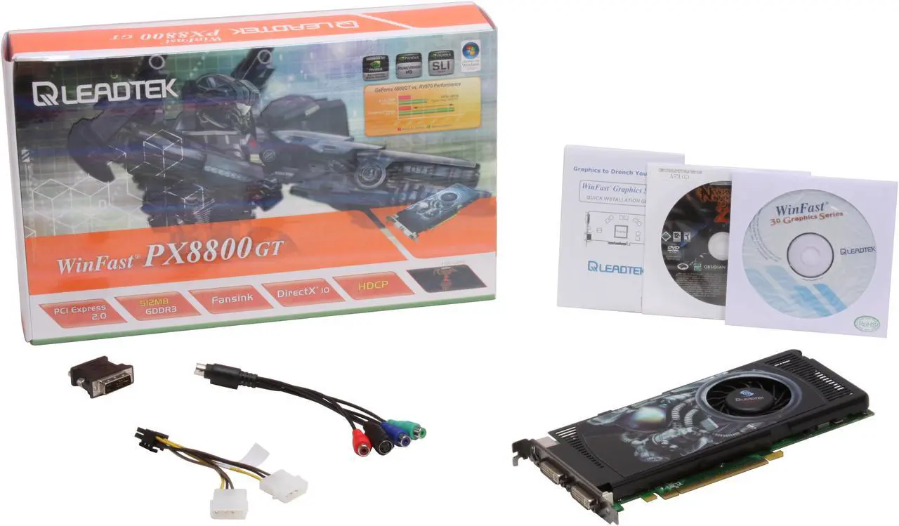 Leadtek GeForce 8800 GT Graphics Card PX8800GT 512MB Standard - Newegg.com