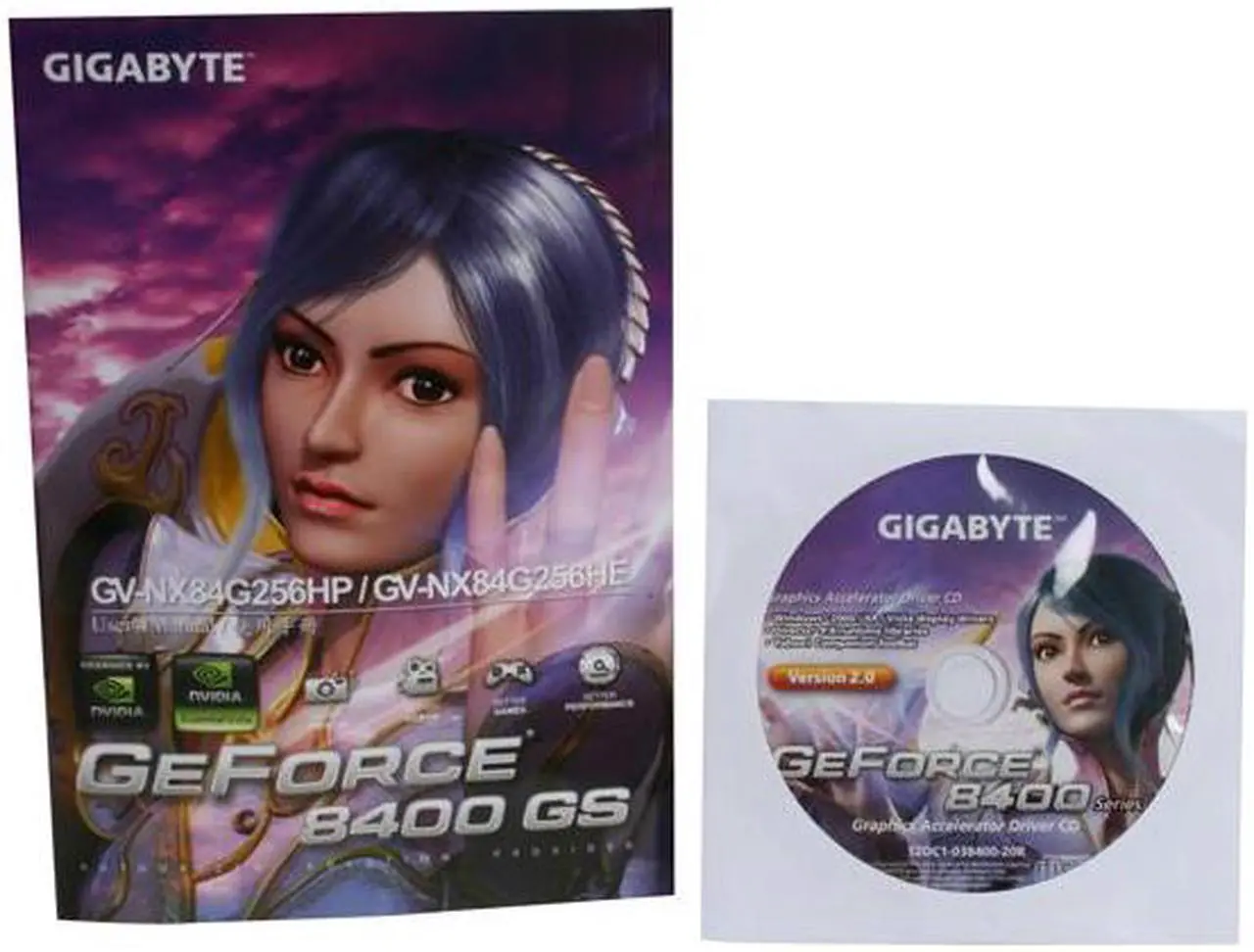 GIGABYTE GeForce 8400 GS Video Card GV-NX84G256HE - Newegg.com