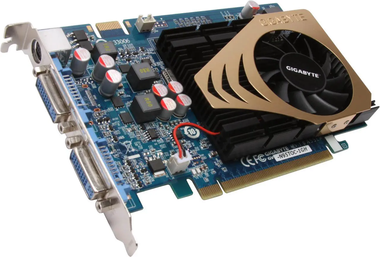 GIGABYTE GeForce 9500 GT Graphics Card GV-N95TOC-1GH - Newegg.com