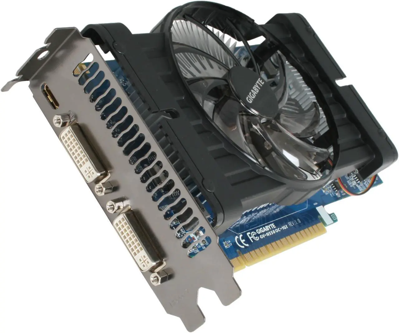 GIGABYTE GeForce GTX 550 Ti (Fermi) Graphics Card GV-N550OC-1GI ...