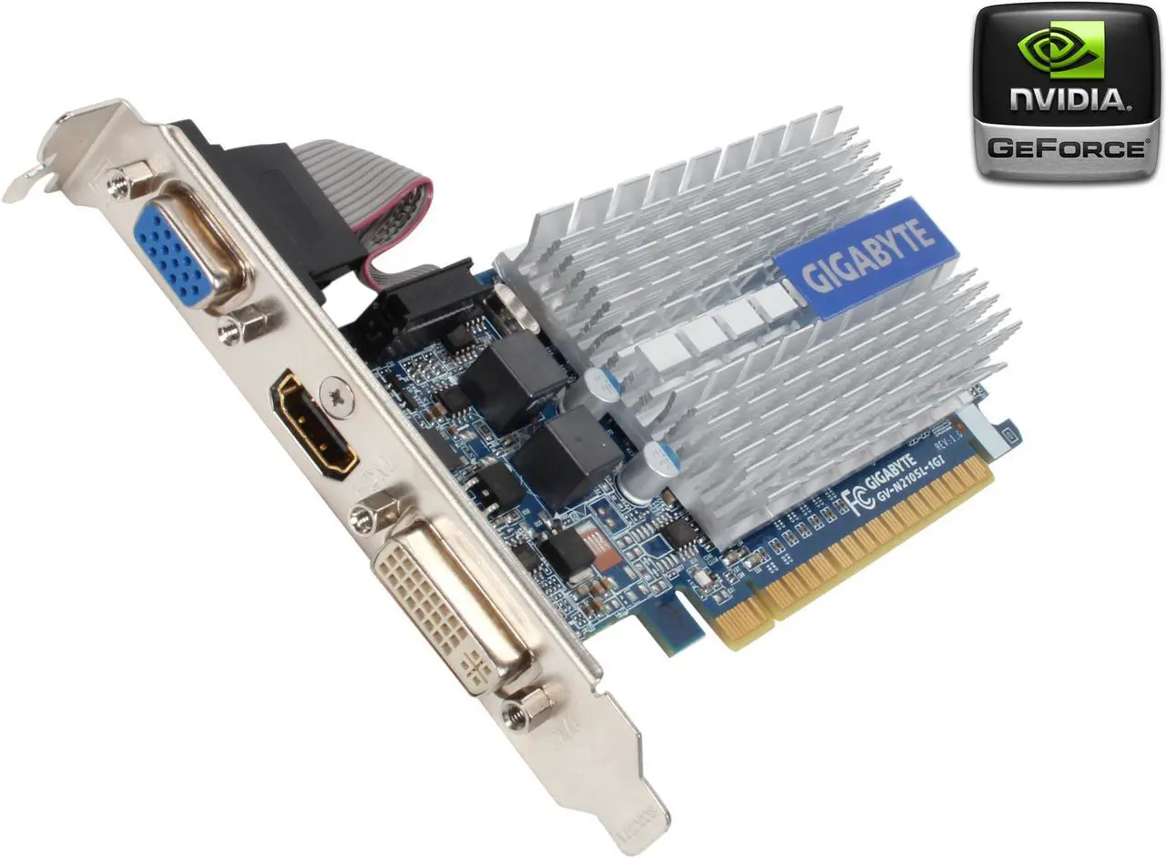 GIGABYTE HD Experience Series GeForce 210 Graphics Card GV-N210SL-1GI - Newegg.com