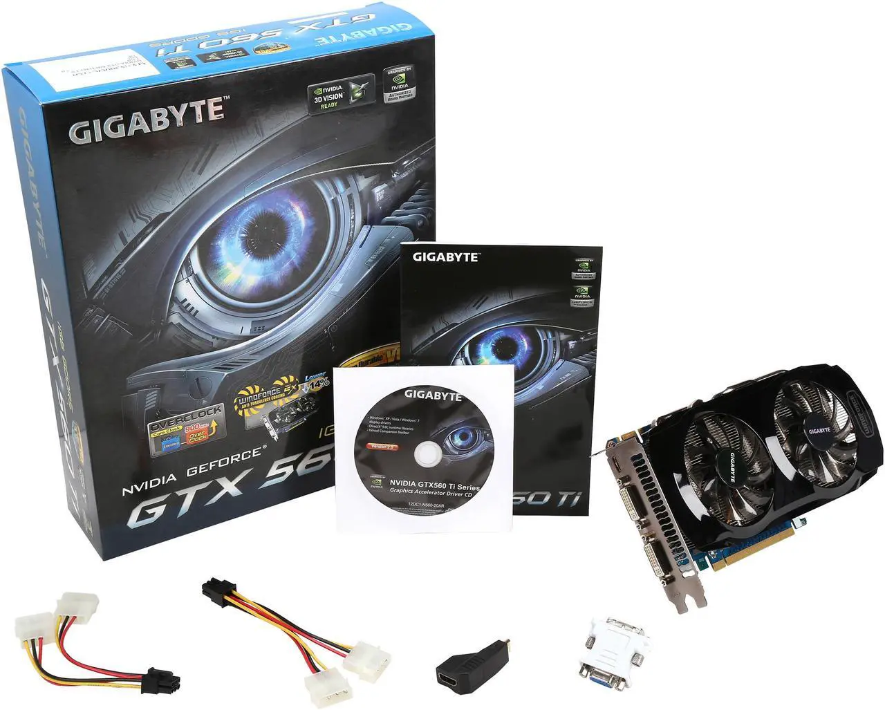 Refurbished: GIGABYTE GeForce GTX 560 Ti (Fermi) Graphics Card GV-N560OC-1GI - Newegg.com