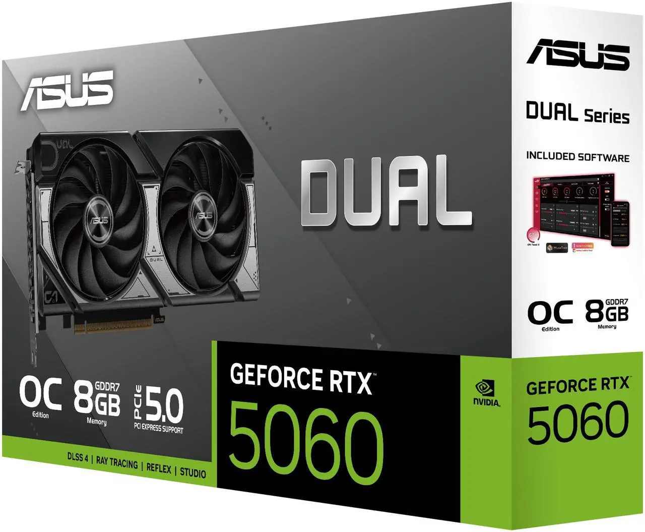 ASUS Dual GeForce RTX 5060 8GB 128-Bit PCI Express 5.0 x8 GDDR7 ...