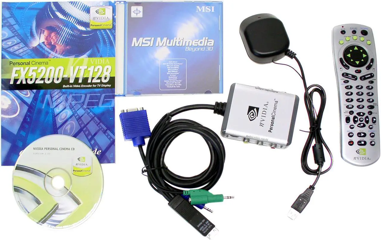 MSI GeForce FX 5200 Video Card Personal Cinema PC5200-VT128 - Newegg.com
