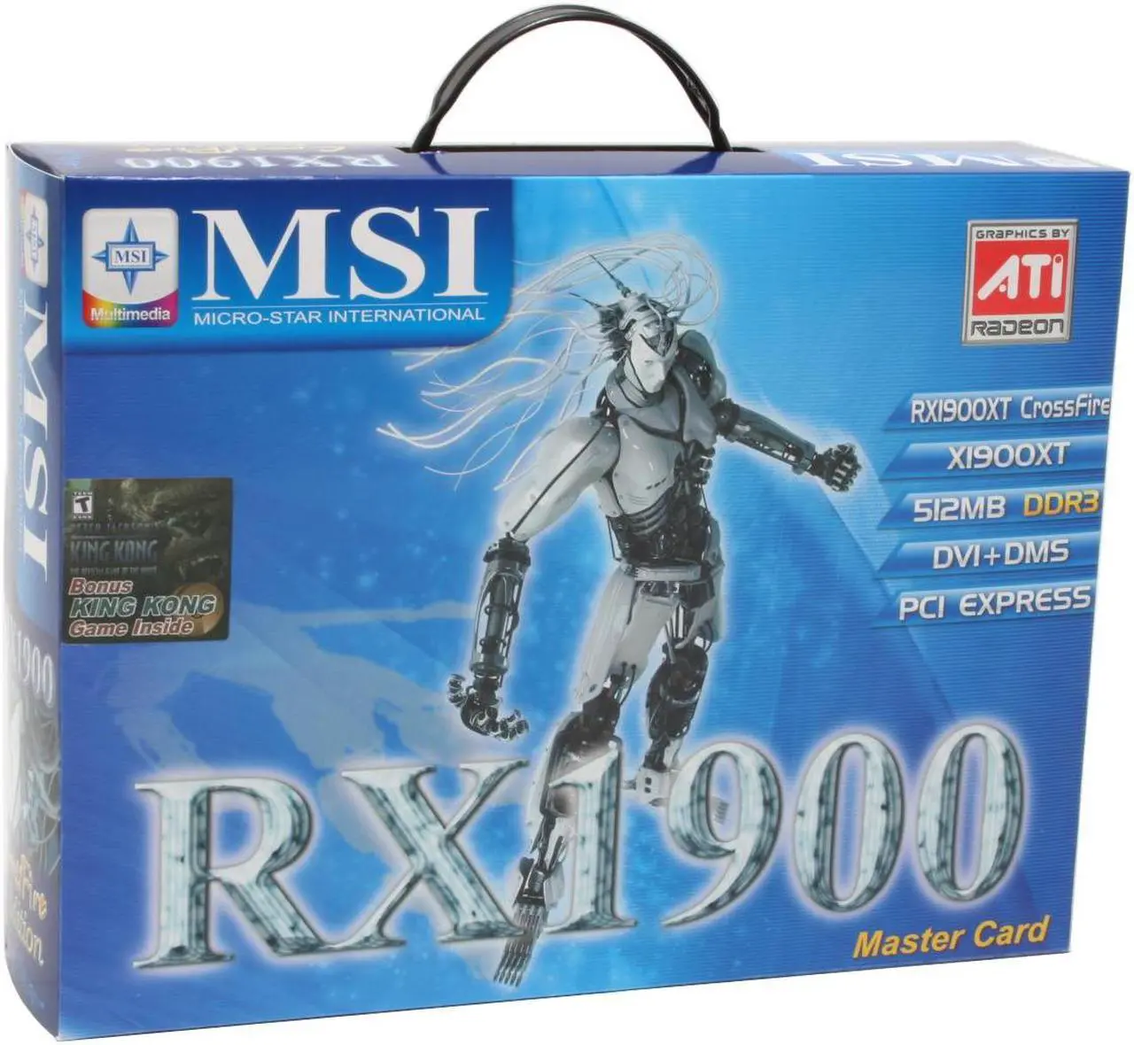 MSI RX1900 CrossFire Radeon X1900 CrossFire Edition 512MB 256-bit GDDR3 ...