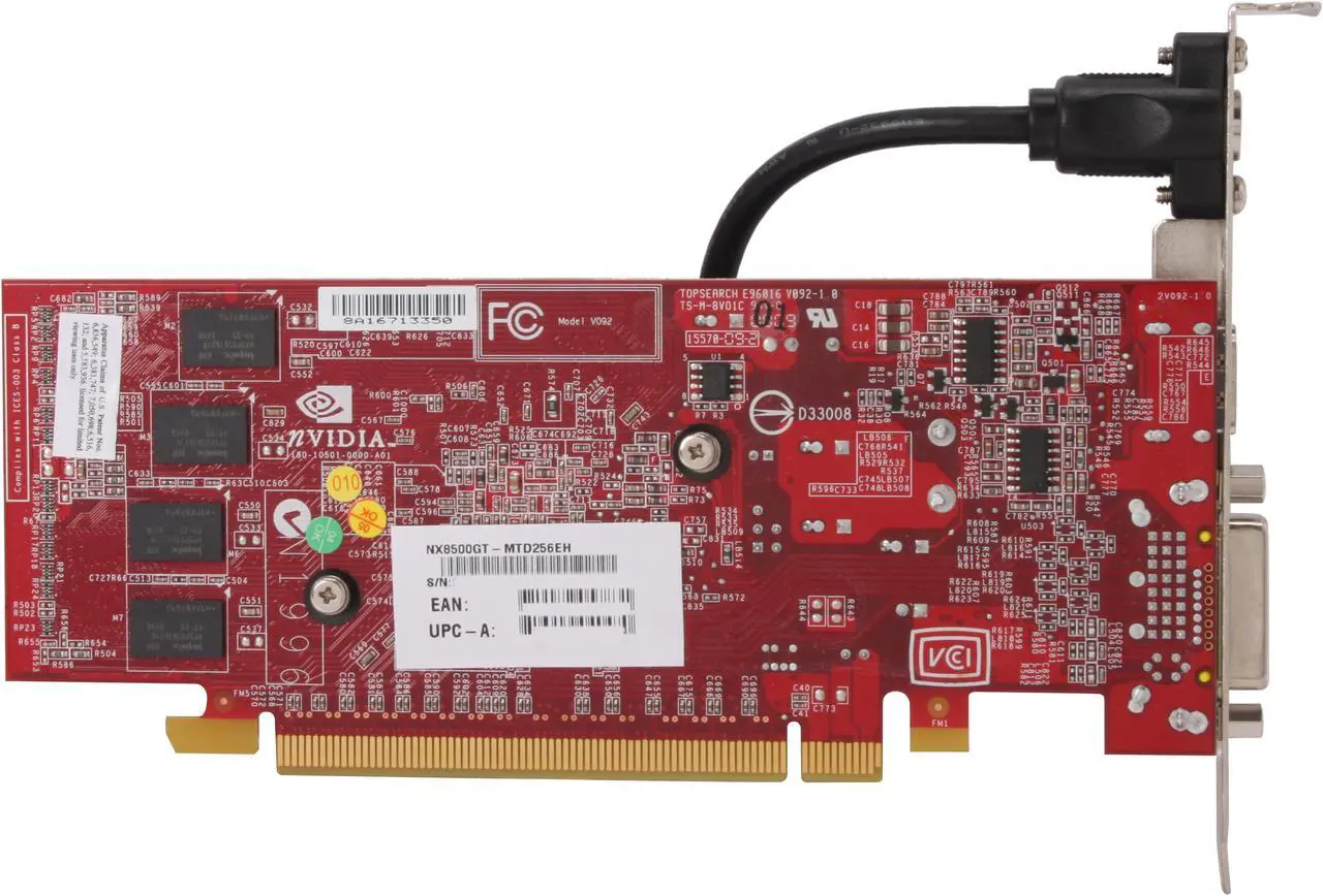 MSI GeForce 8500 GT Graphics Card NX8500GT-MTD256EH - Newegg.com