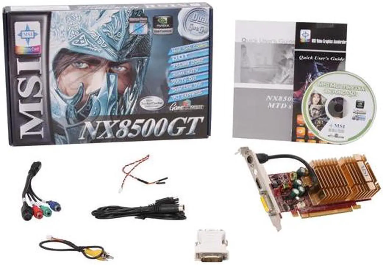 MSI GeForce 8500 GT Graphics Card NX8500GT-MTD256EH - Newegg.com