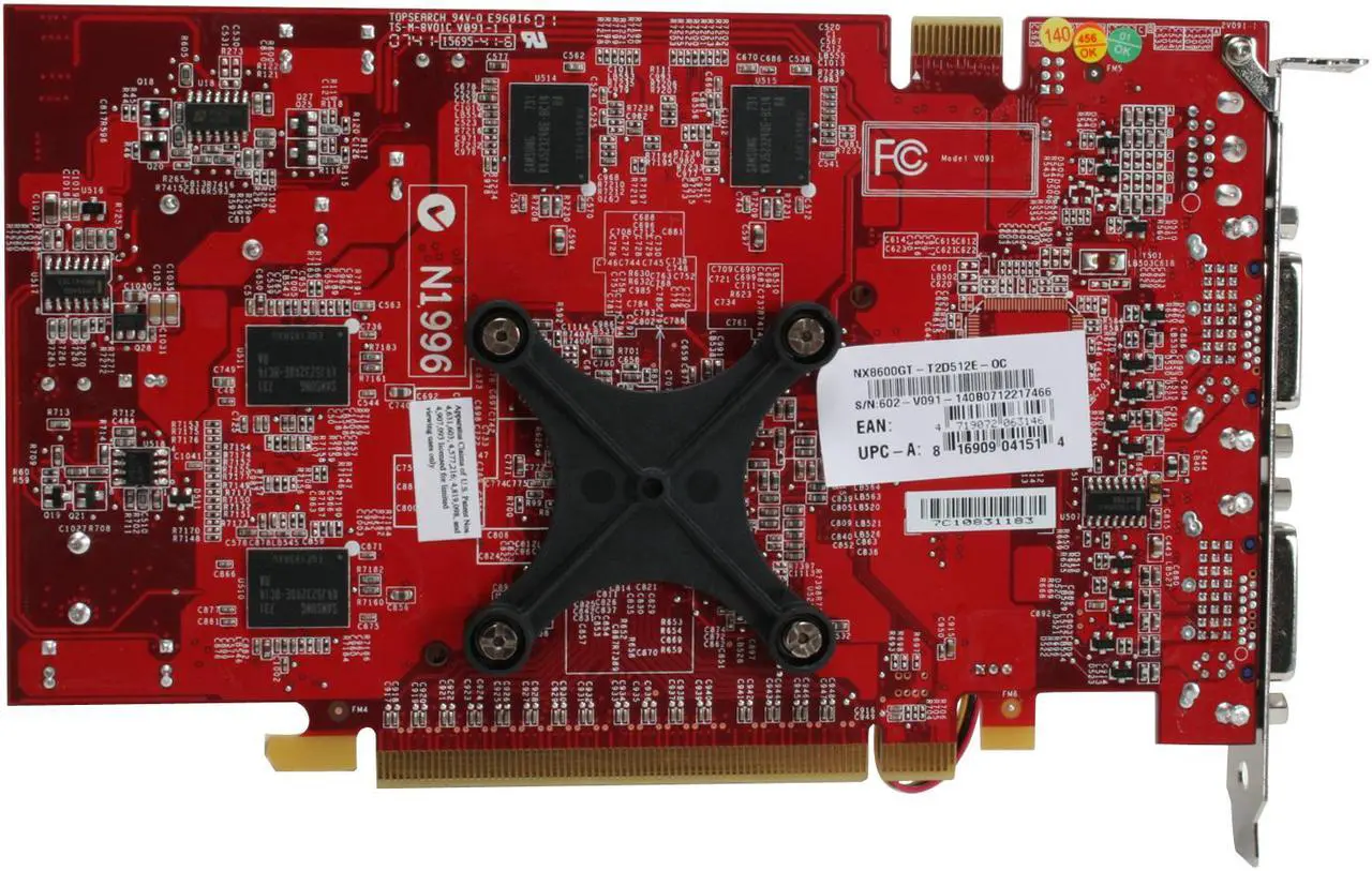 MSI GeForce 8600 GT Graphics Card NX8600GT-T2D512E OC - Newegg.com