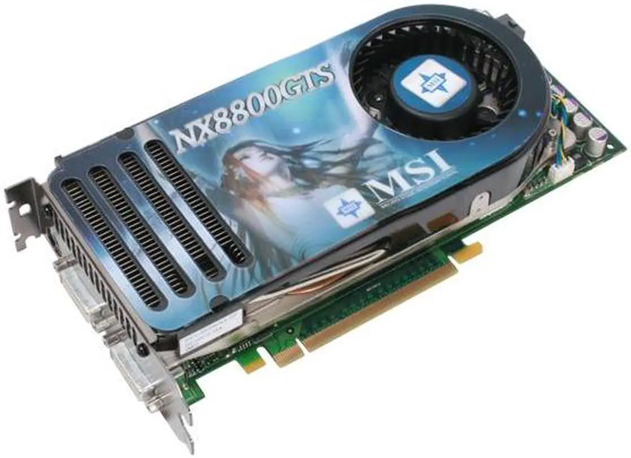 MSI GeForce 8800 GTS Graphics Card NX8800GTS-T2D320E-HD-OC - Newegg.com