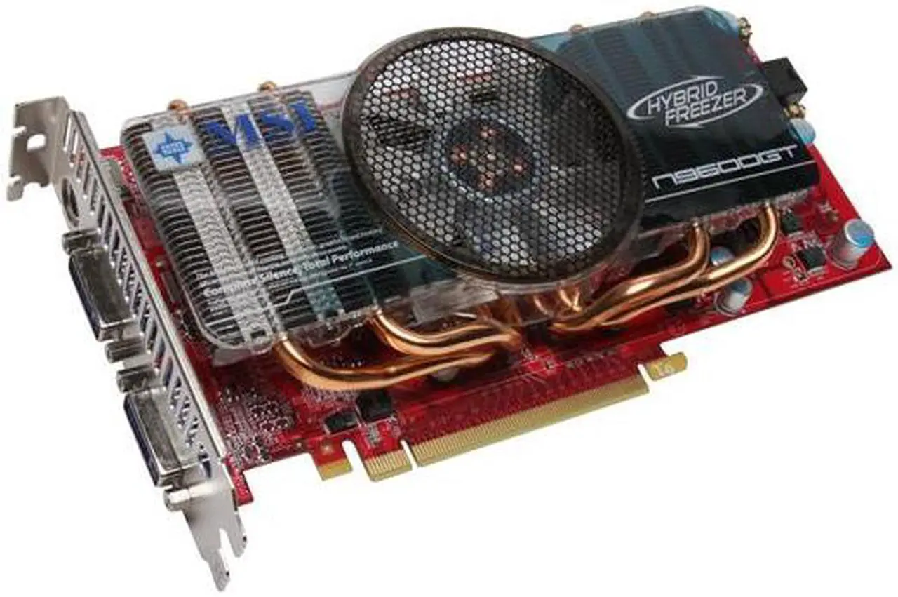 MSI GeForce 9600 GT Graphics Card 9600GT Hybrid freezer OC - Newegg.com