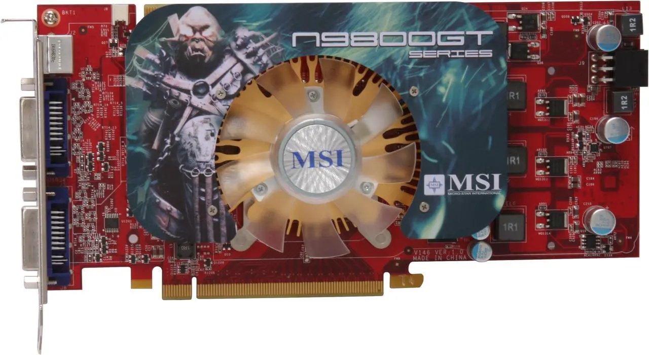 MSI GeForce 9800 GT Graphics Card N9800GT-T2D512-OC - Newegg.ca