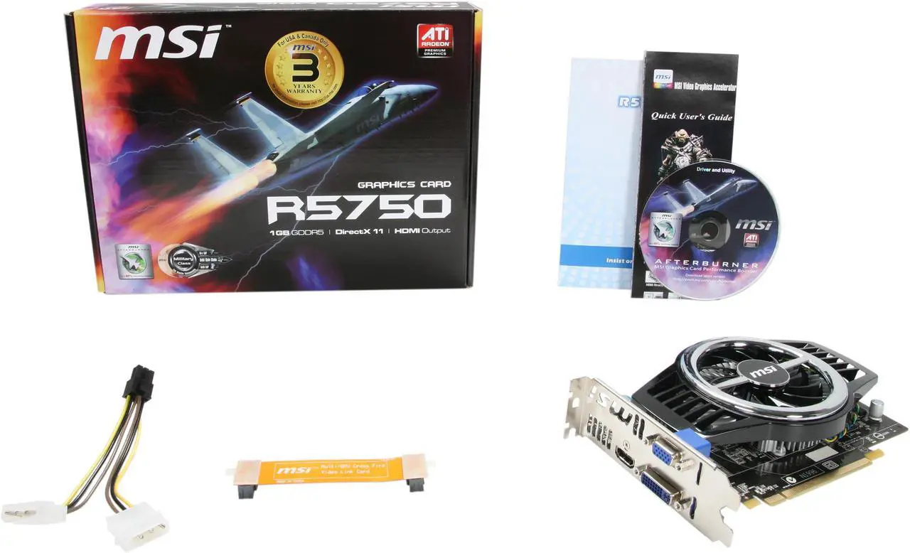 MSI Radeon HD 5750 Video Card R5750-MD1G - Newegg.com