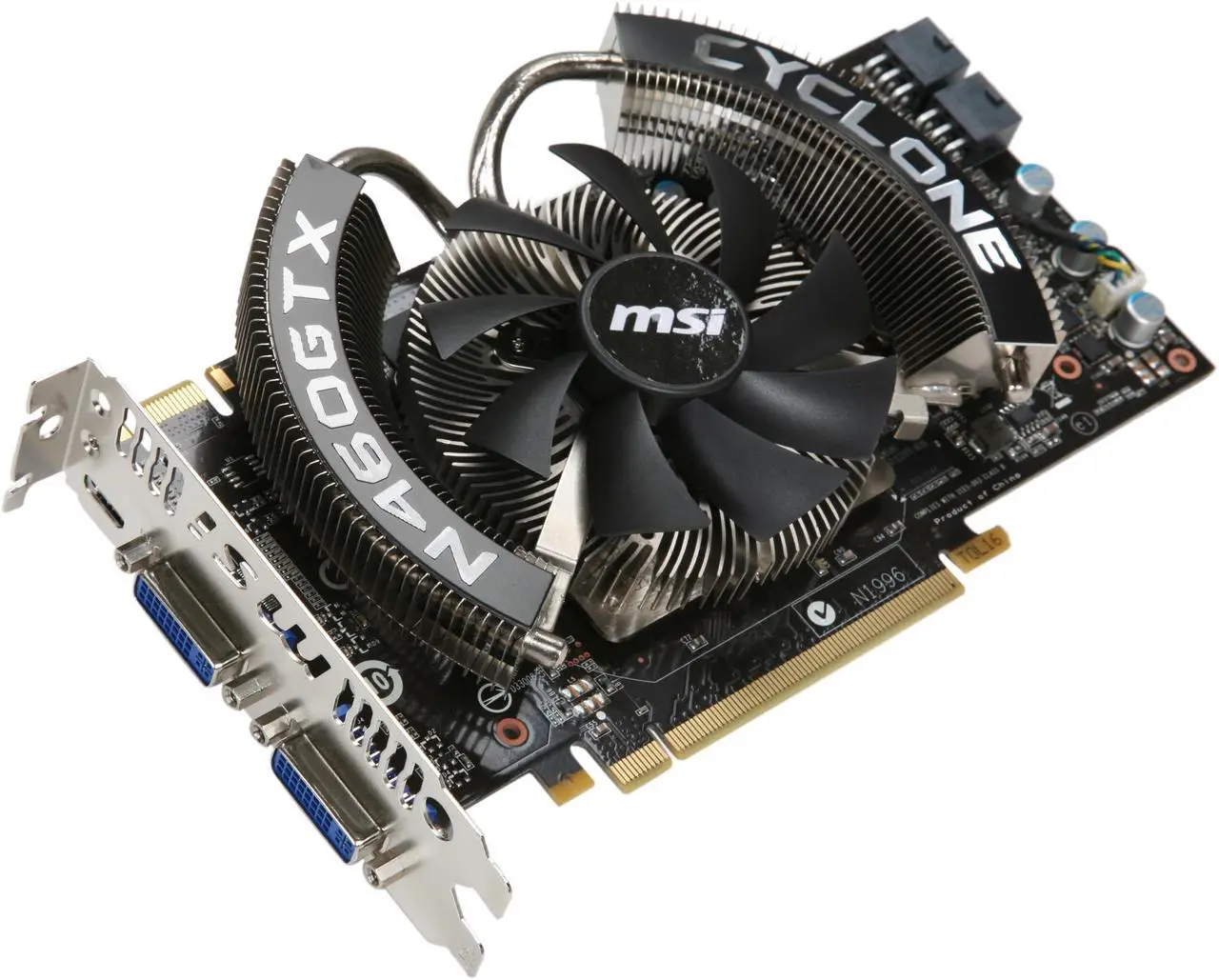 MSI GeForce GTX 460 (Fermi) Graphics Card N460GTX CYCLONE 1GD5/OC - Newegg.com