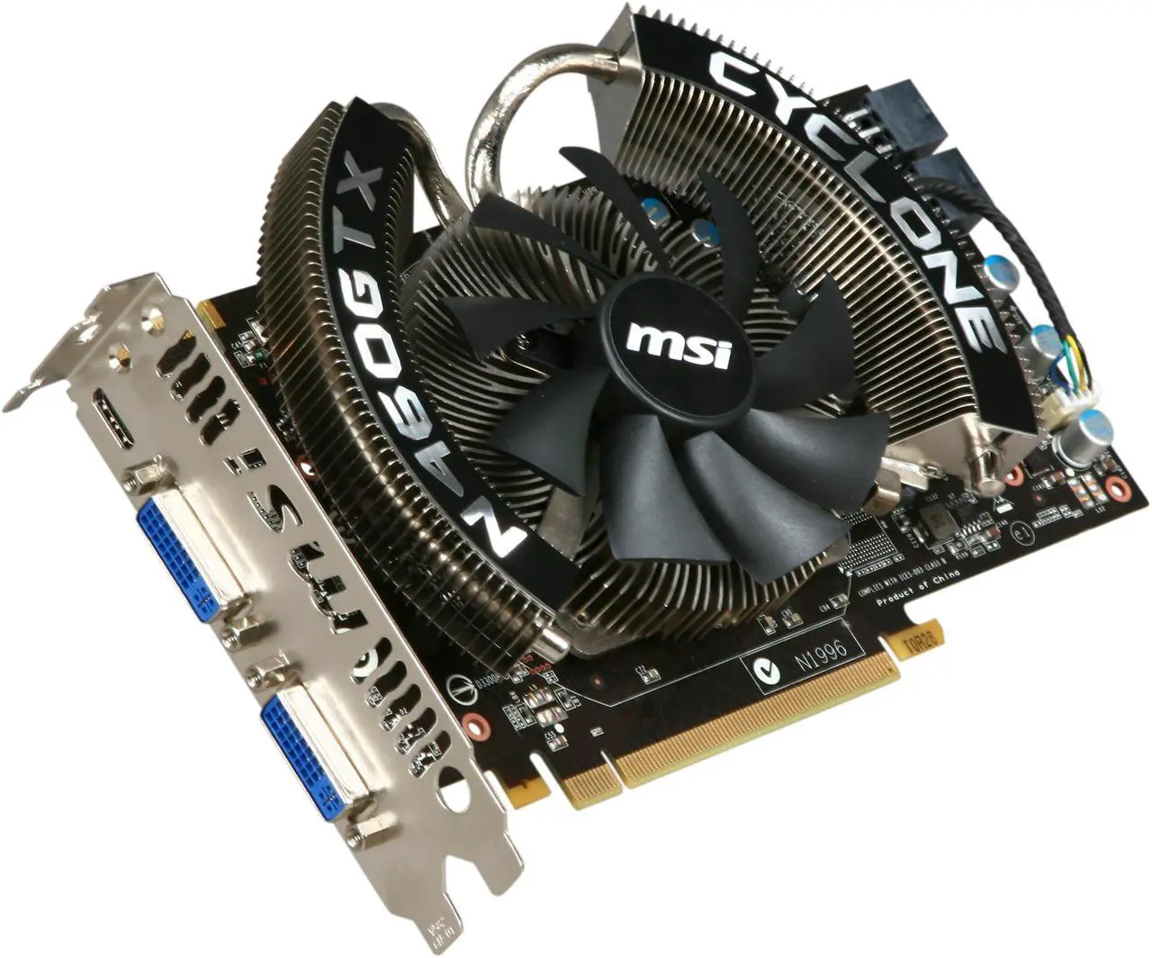 MSI GeForce GTX 460 (Fermi) Graphics Card N460GTX Cyclone 768D5/OC ...