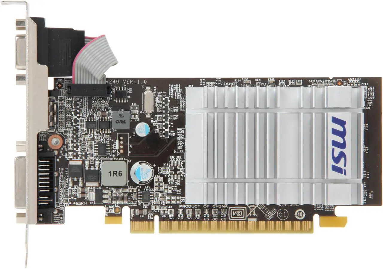 Refurbished: MSI GeForce 210 Video Card N210-MD512D3H/LP - Newegg.com