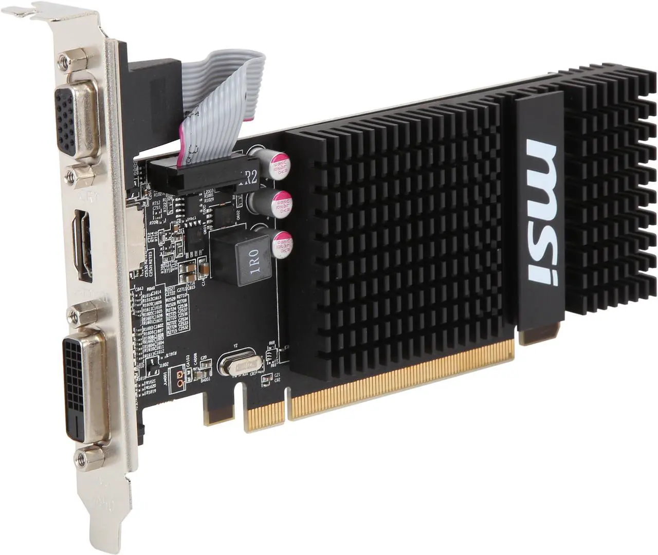 Refurbished: MSI Radeon HD 6450 Passive Low Profile Video Card R6450 ...