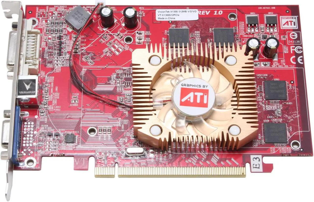 VisionTek Radeon X1300 Graphics Card XTASY X1300512PCIE - Newegg.com