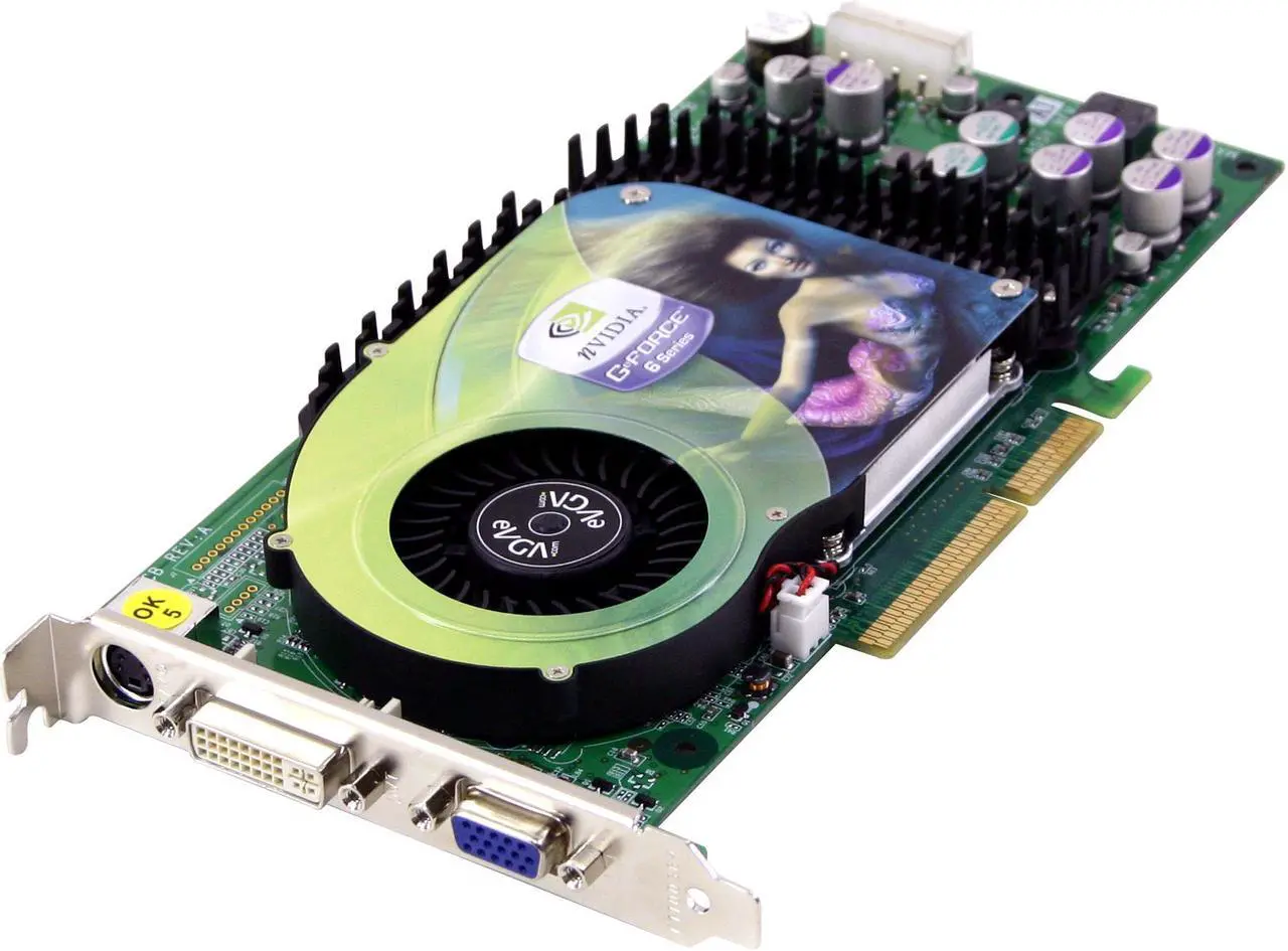 EVGA GeForce 6800 Video Card 128-A8-N343-AX - Newegg.com