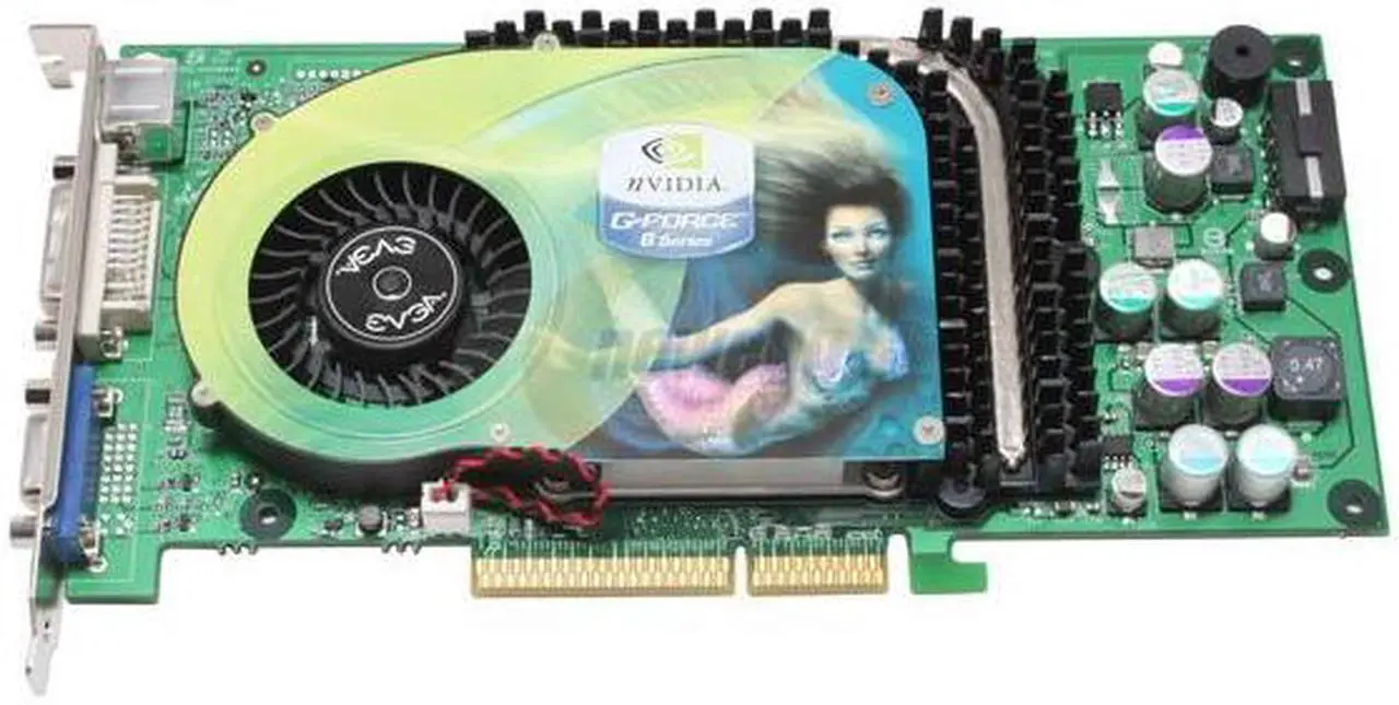 EVGA GeForce 6800XT Graphics Card 128-A8-N374-TX - Newegg.com