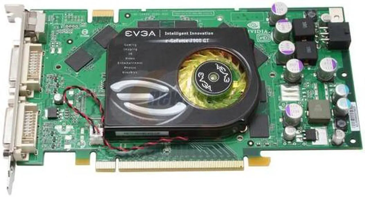 EVGA 256-P2-N565-AX GeForce 7900GT 256MB 256-bit GDDR3 PCI Express x16 SLI Supported Video Card ...