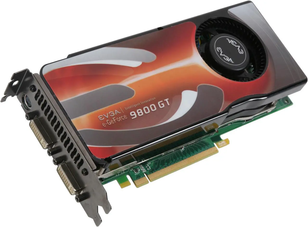 EVGA 512-P3-N978-AR GeForce 9800 GT AKIMBO 512MB 256-bit GDDR3 PCI ...