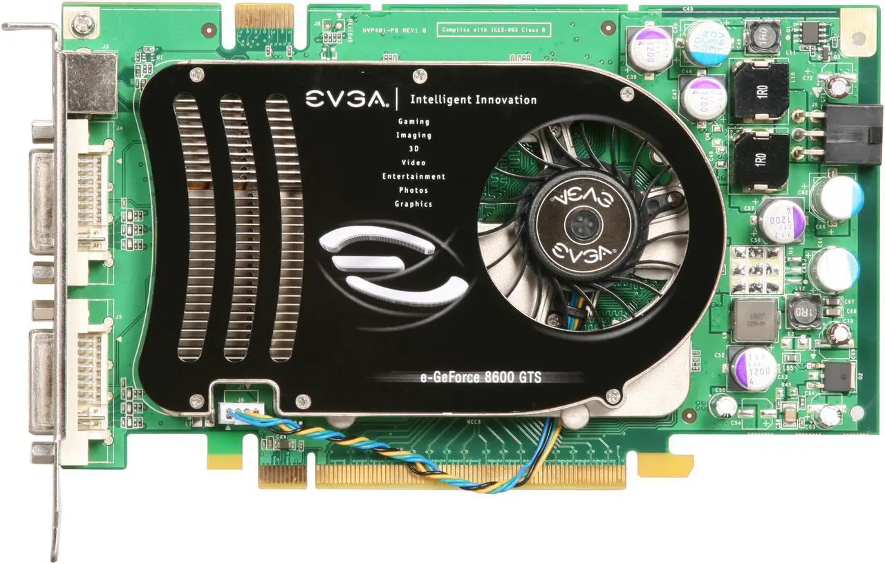 EVGA GeForce 8600 GTS Graphics Card 256P2N761DX - Newegg.com