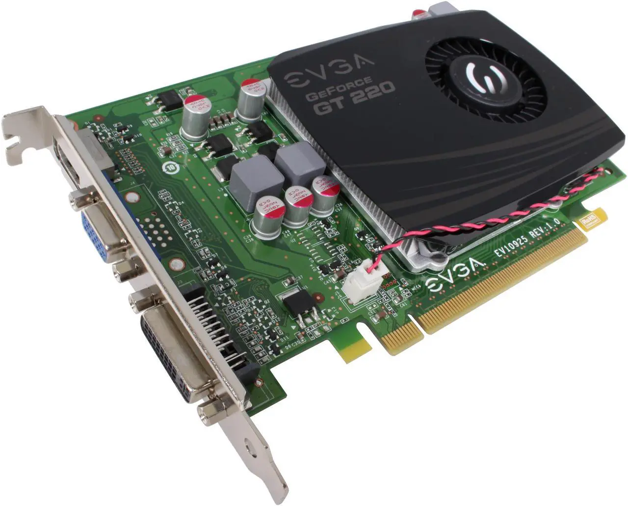 EVGA 01G-P3-1227-LR GeForce GT 220 SSC Edition 1GB 128-bit DDR3 PCI ...