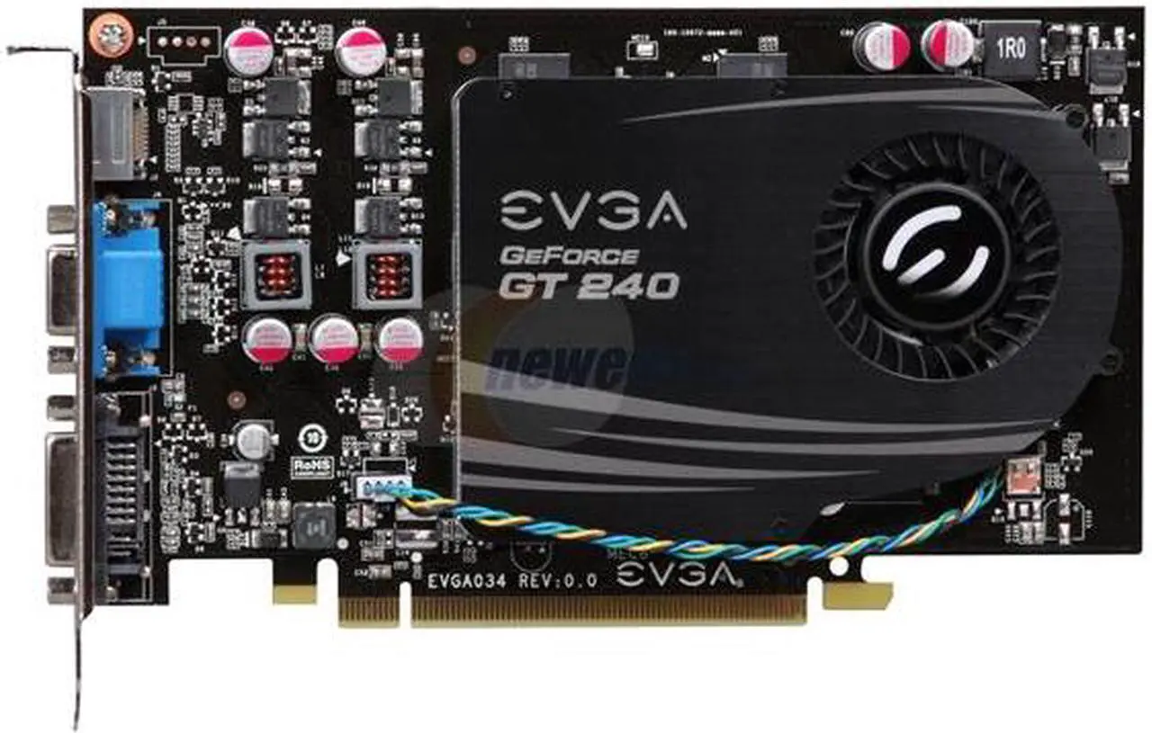 EVGA GeForce GT 240 Graphics Card 512-P3-1241-LR - Newegg.com